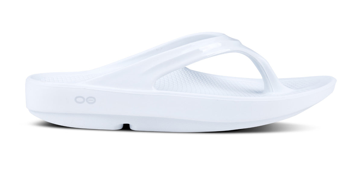 OOFOS Dames OOlala Recovery Slippers, White – oofosbenelux.nl