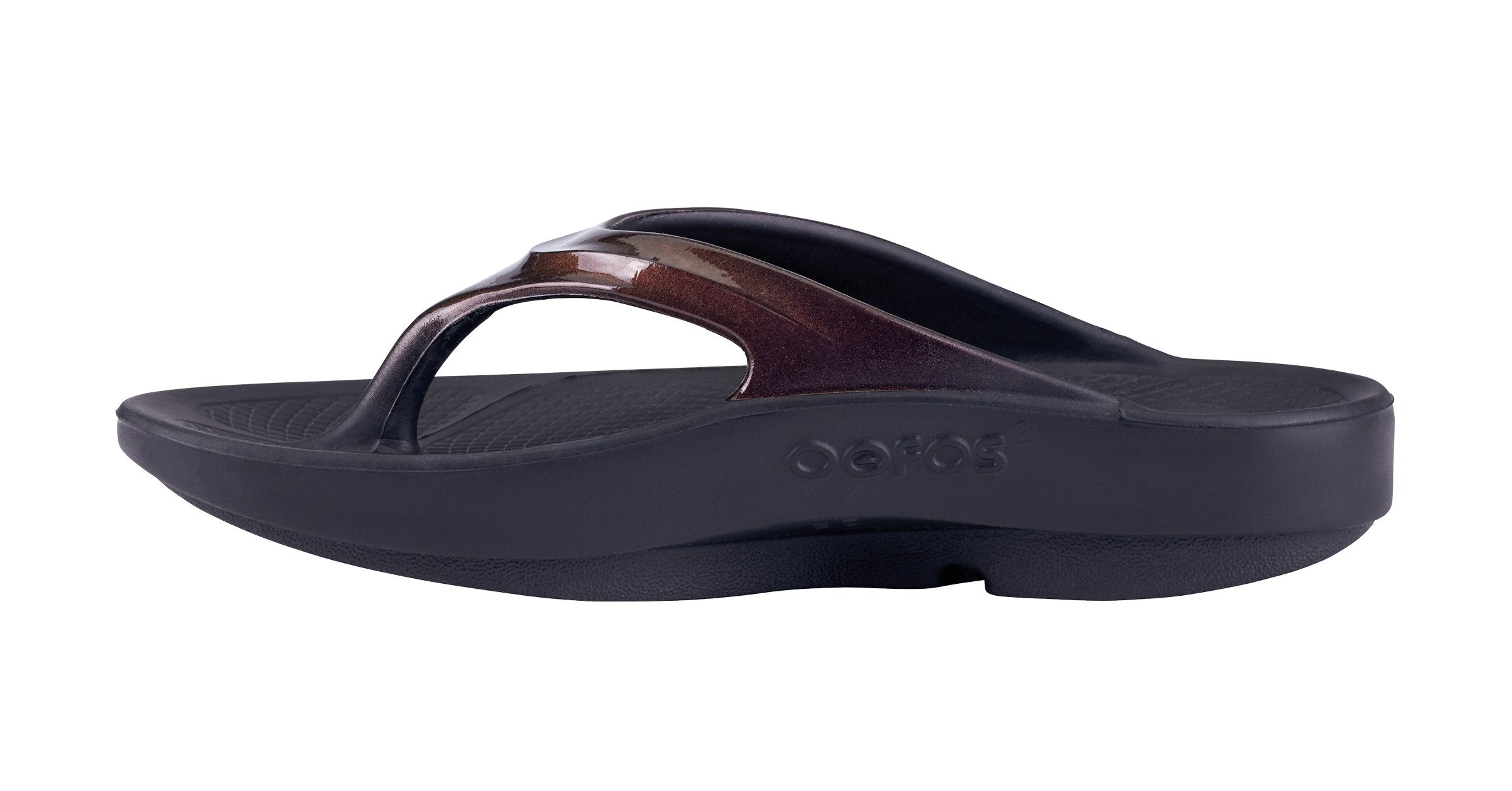 OOFOS Dames OOlala Recovery Slippers, Cabernet – oofosbenelux.nl